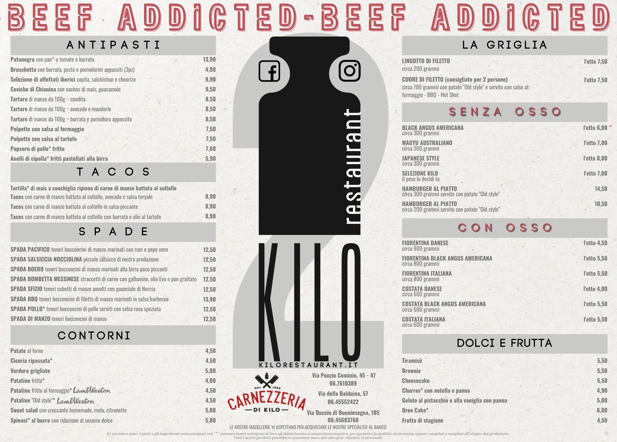 Kilo Restaurant | Carne grigliata e alla brace tra poltrone di pelle ...